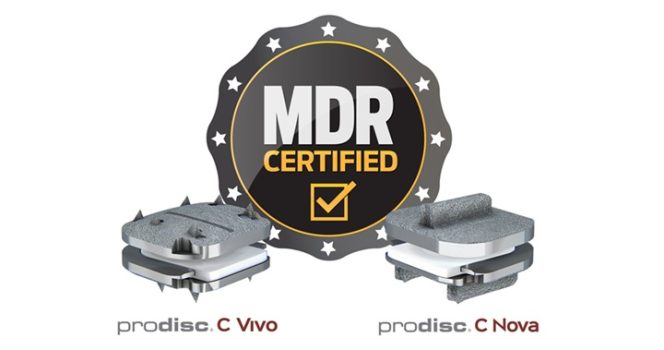 Centinel Spine® Receives MDR Certification for prodisc® C Vivo and ...