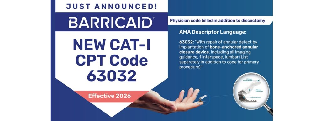 Intrinsic Therapeutics Announces that AMA Released CPT 2026 Code Set Including New CPT Code ...